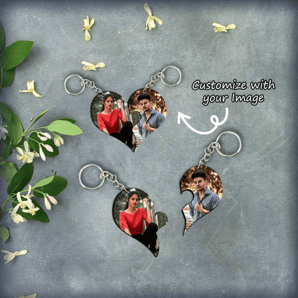 Couple keychains|Couple keychains with pics|Customized keychains – BBD ...