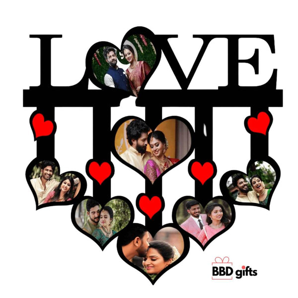 Love Couple Photo Frame - MDF Photo Frame - Anniversary Gift – BBD GIFTS